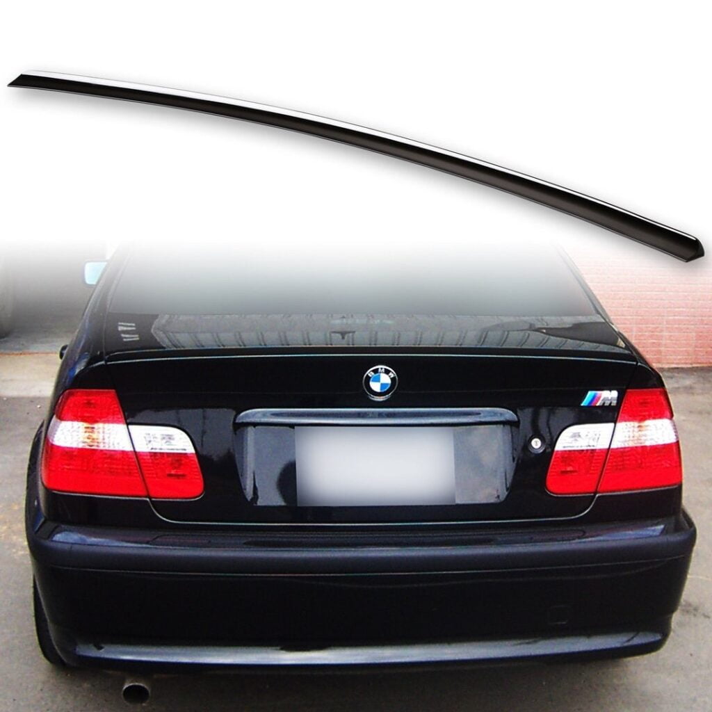 Bmw E46 Ducktail -look kiiltävän musta takaspoileri - Tuningkauppa.com