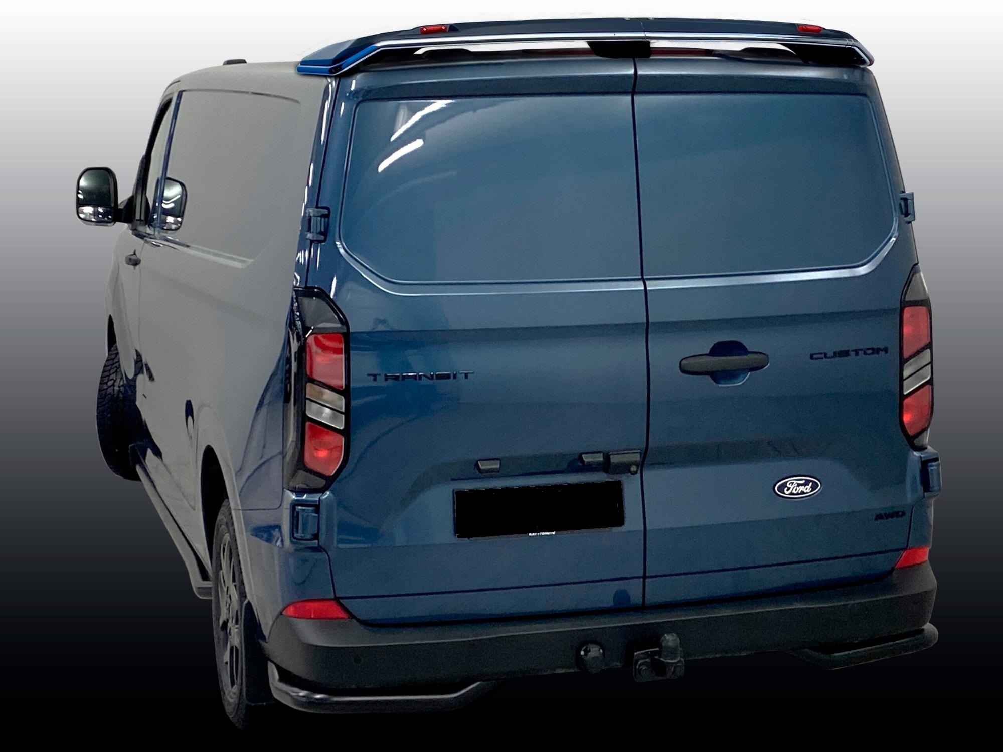 Design takaspoileri Ford Transit Custom / Vw Transporter T7 2024-> (H1)